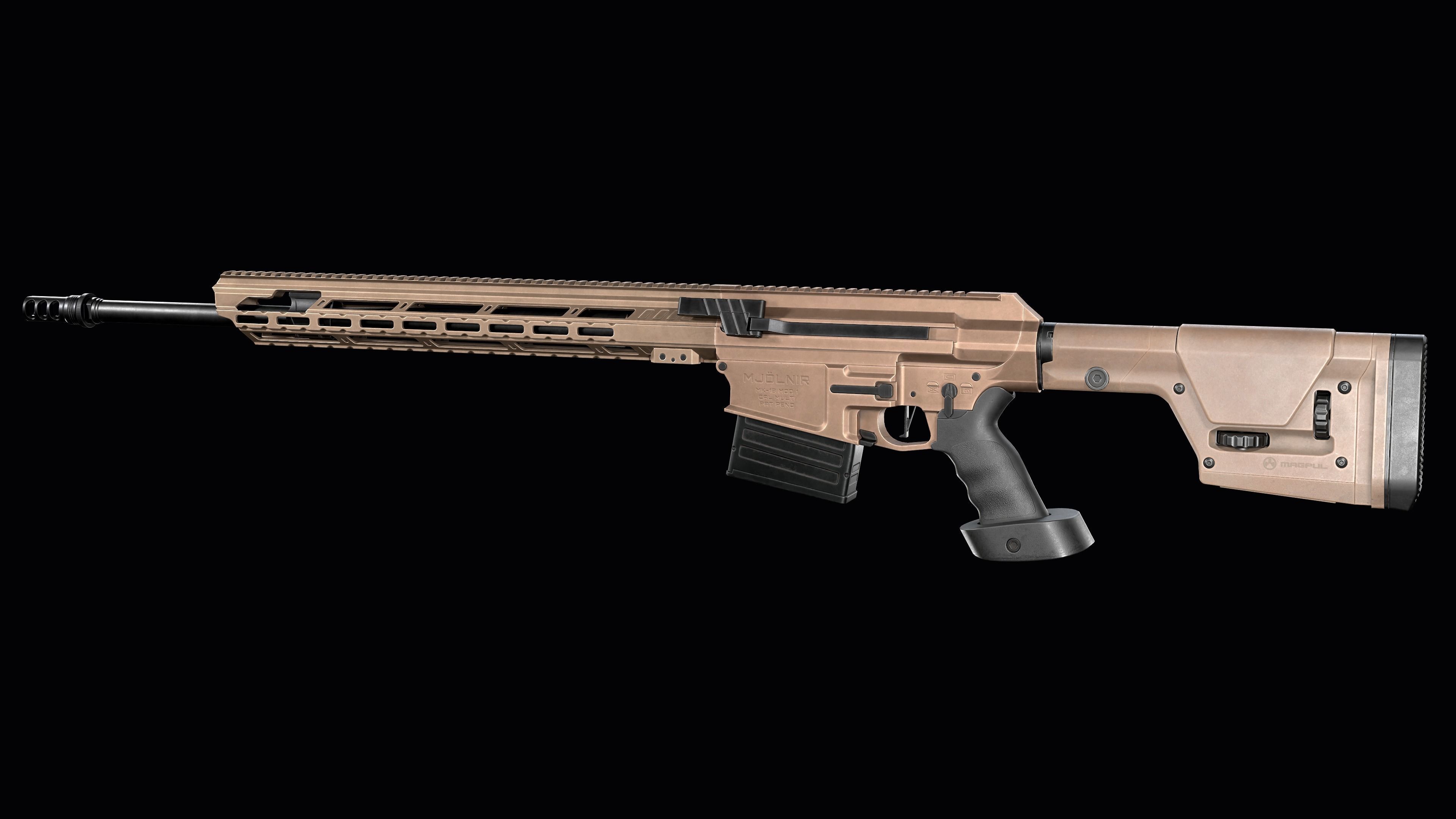 3D model Modular Sniper Rifle MK 18 Mjolnir VR / AR / low-poly | CGTrader