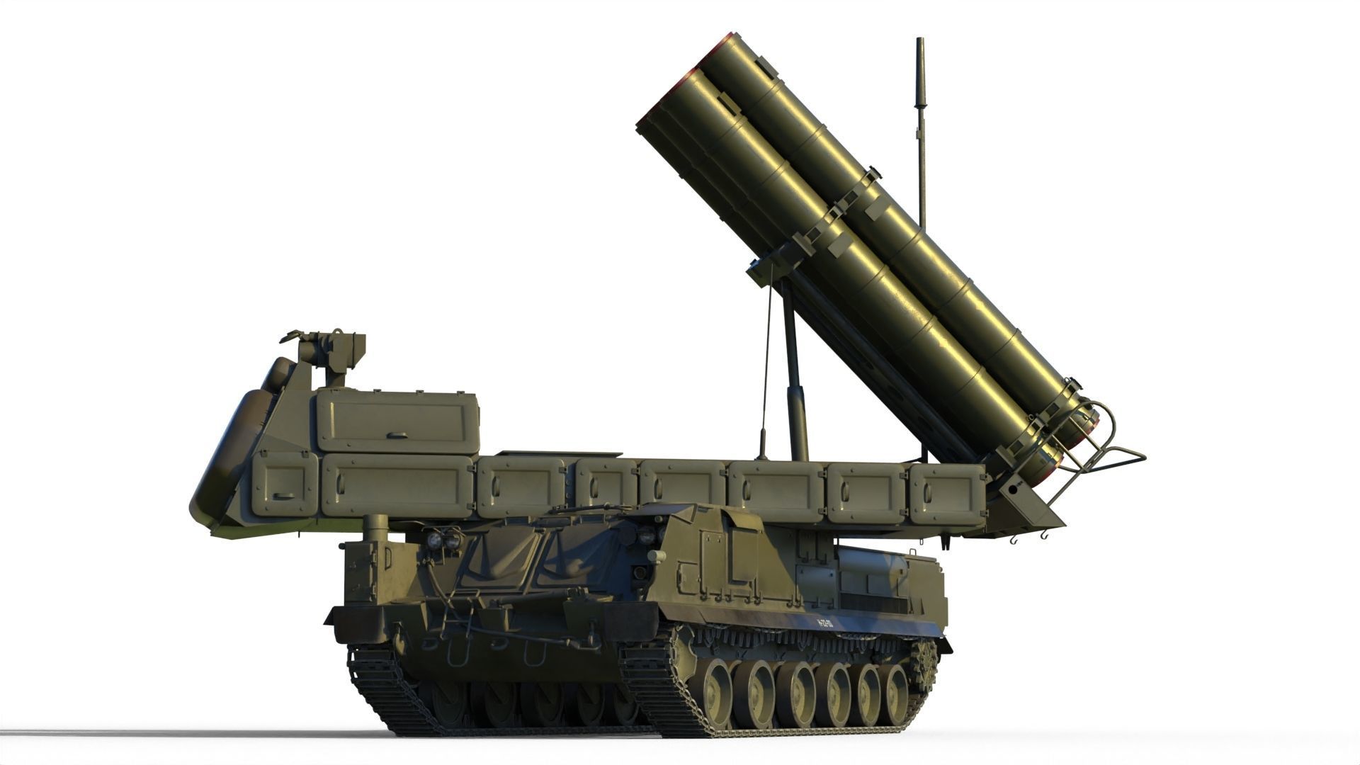 Buk M3 SA-17 Viking missile systems 3D model | CGTrader