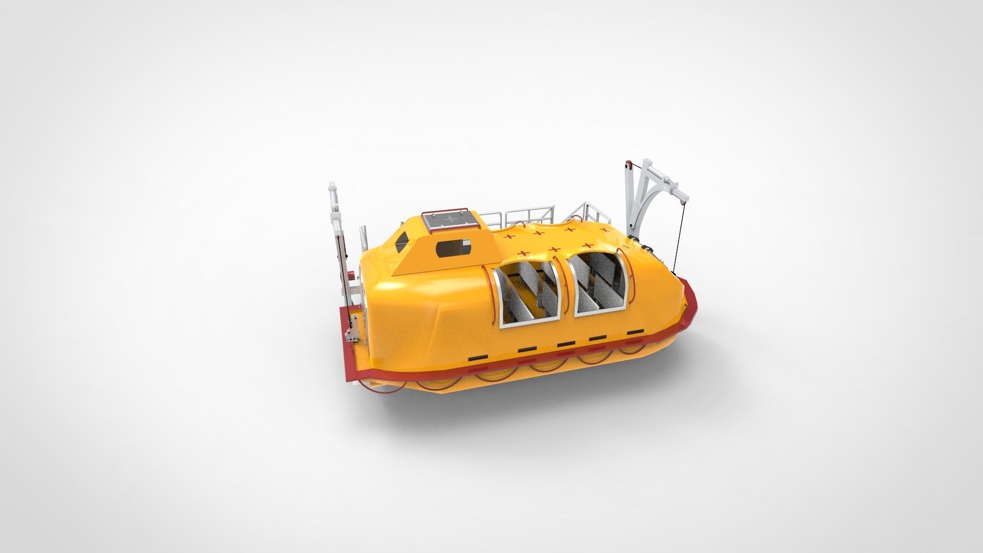 lifeboat 3D model | CGTrader