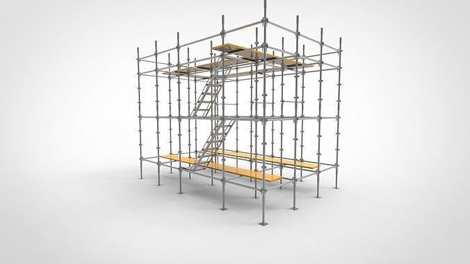 Scaffolding X 3D model | CGTrader