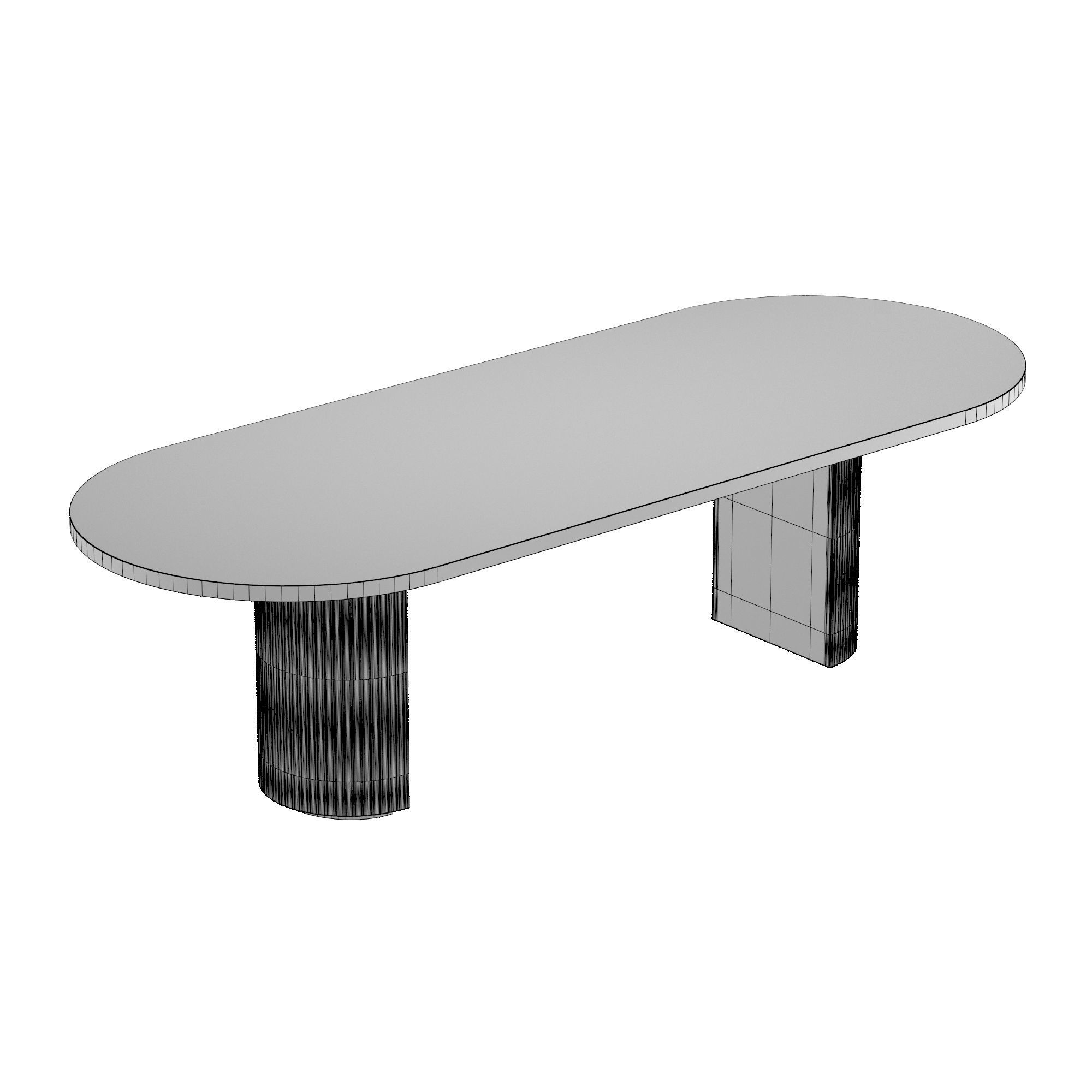 BYRON RECTANGULAR DINING TABLE 3D model | CGTrader