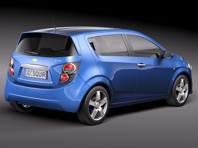 Chevrolet Sonic Aveo 2012 Compact Hatchback 3D Model 3D model | CGTrader