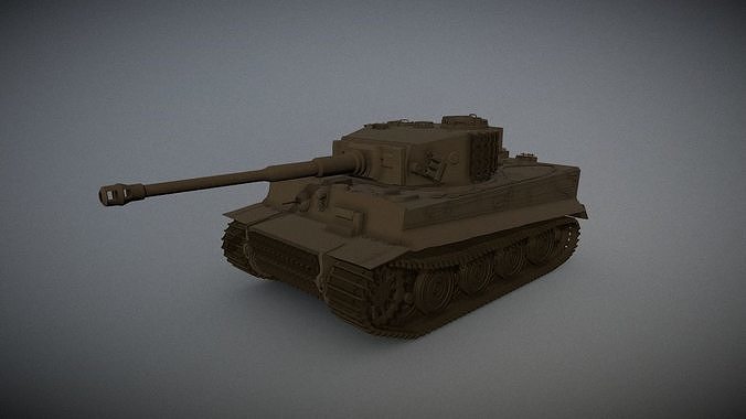 3D model Tiger H1 Tank VR / AR / low-poly | CGTrader