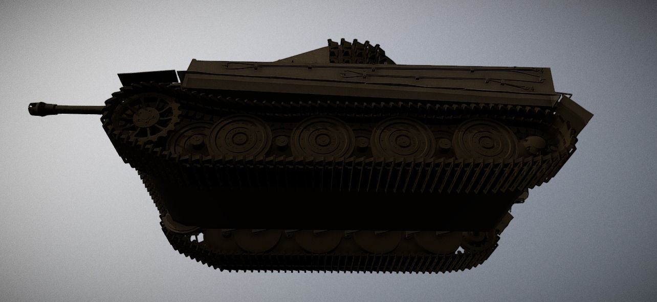 3D model Tiger H1 Tank VR / AR / low-poly | CGTrader