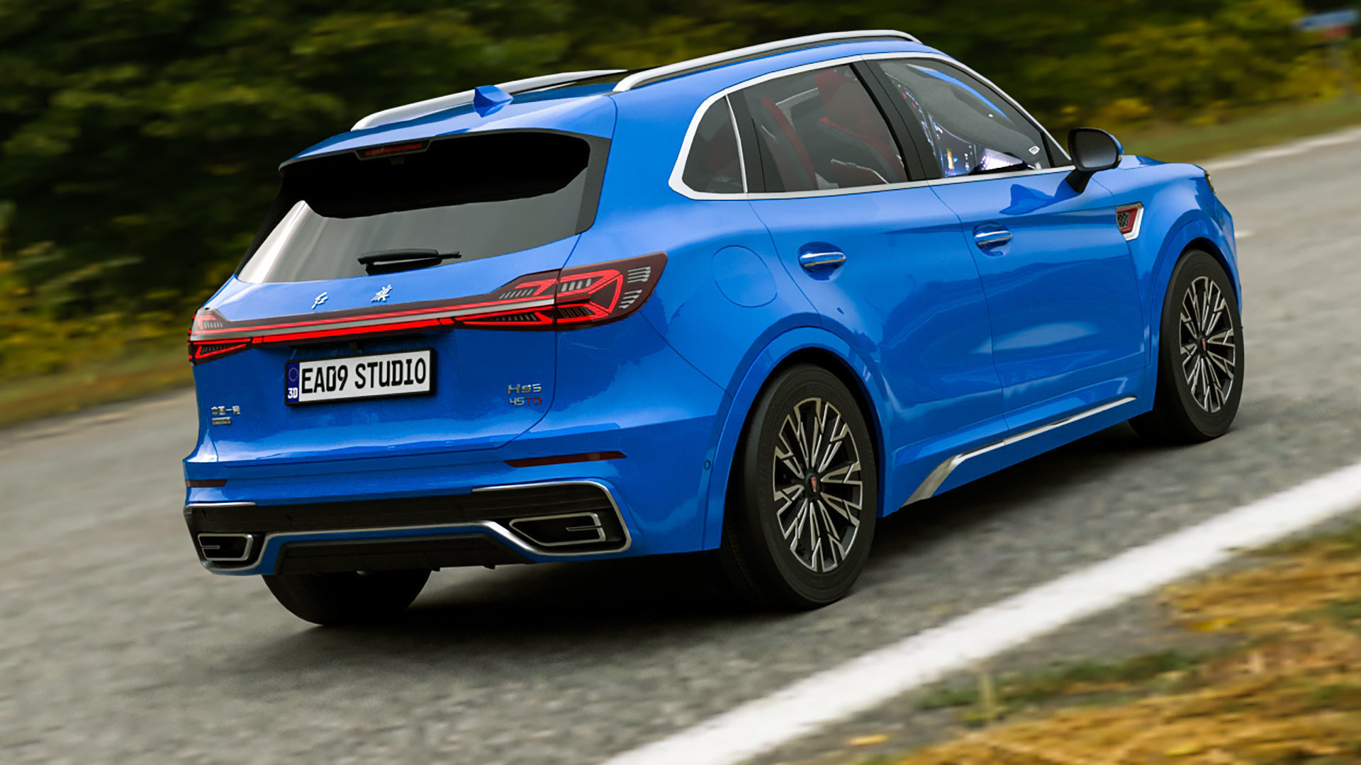 2024 Hongqi HS5 3D model | CGTrader