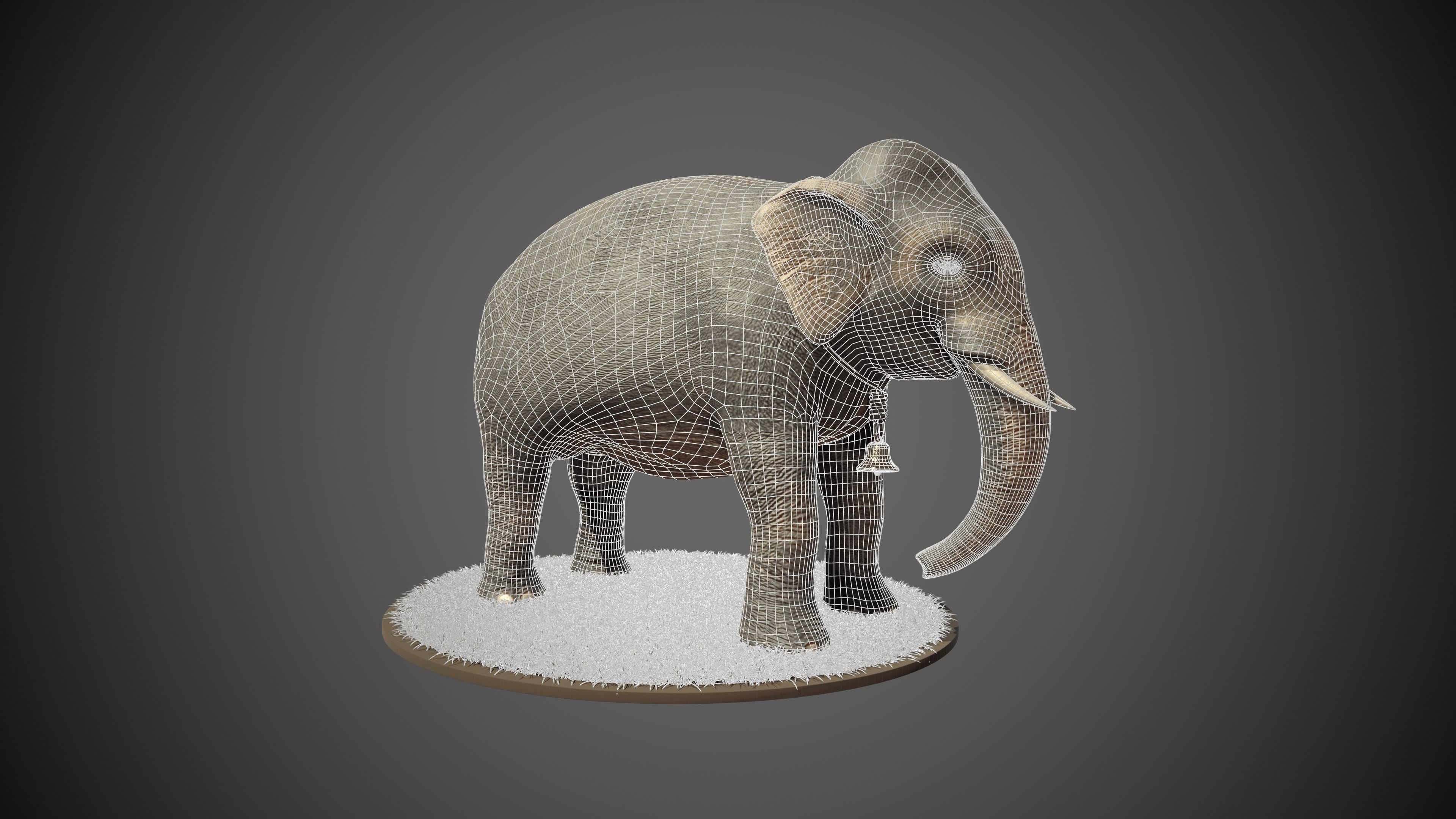 3D model Elephant Low-poly 3D model VR / AR / low-poly | CGTrader