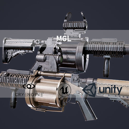 3D model M32 MGL VR / AR / low-poly | CGTrader