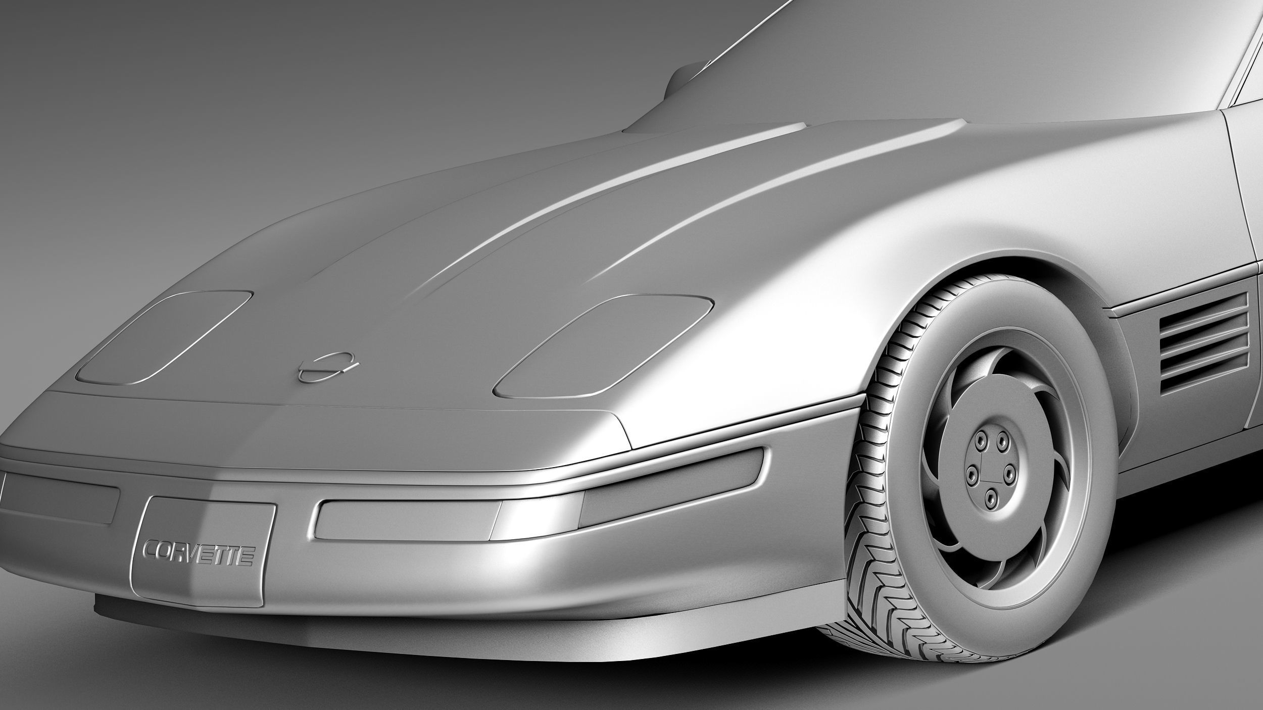 Chevrolet Corvette C4 ZR1 3D model | CGTrader
