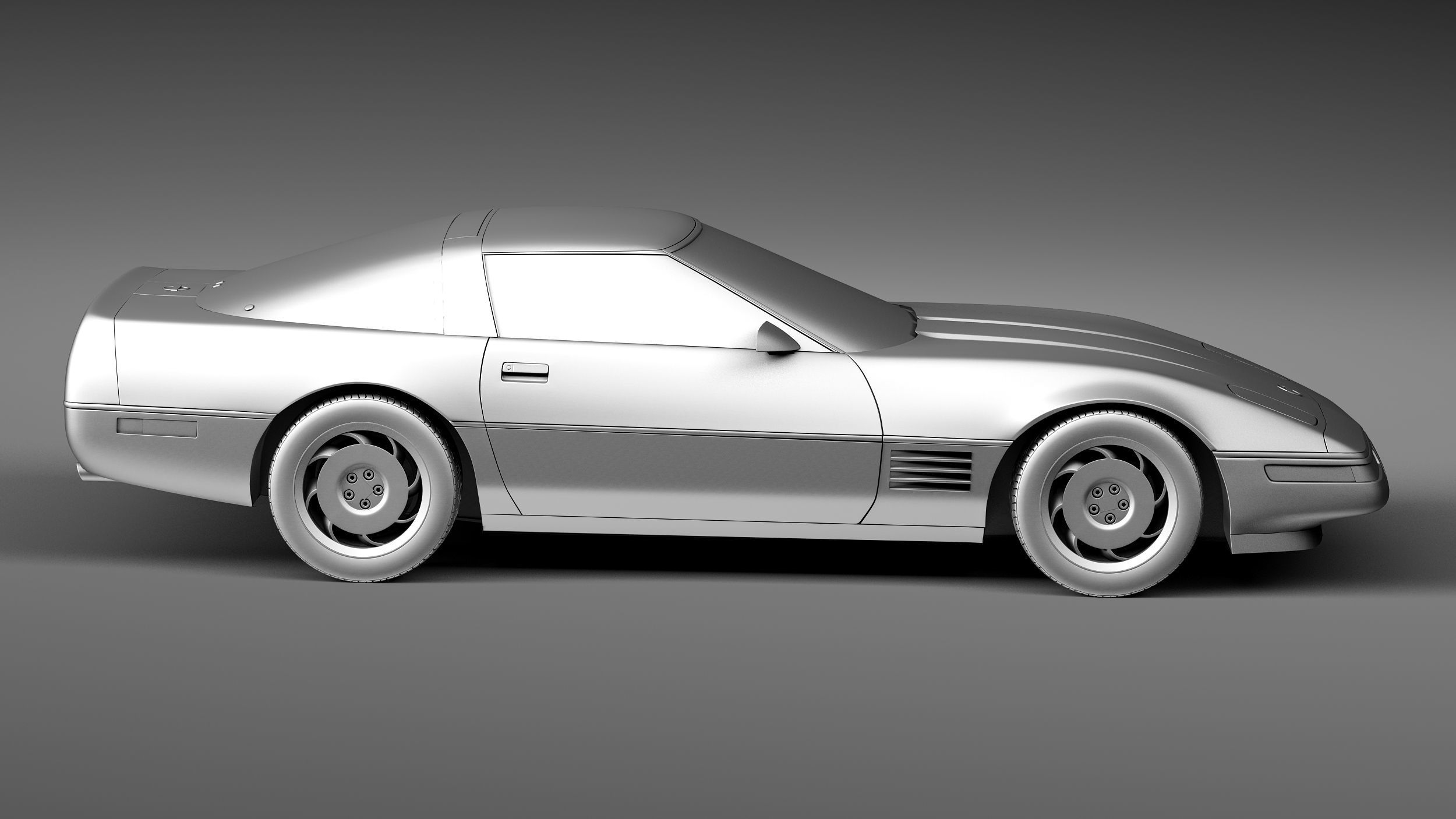 Chevrolet Corvette C4 ZR1 3D model | CGTrader