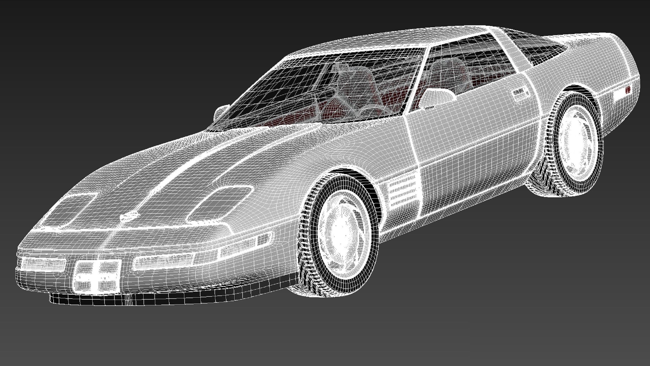 Chevrolet Corvette C4 ZR1 3D model | CGTrader