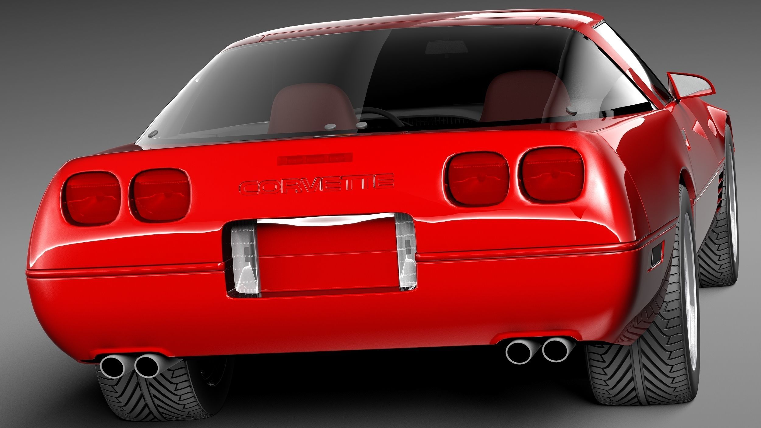 Chevrolet Corvette C4 ZR1 3D model | CGTrader