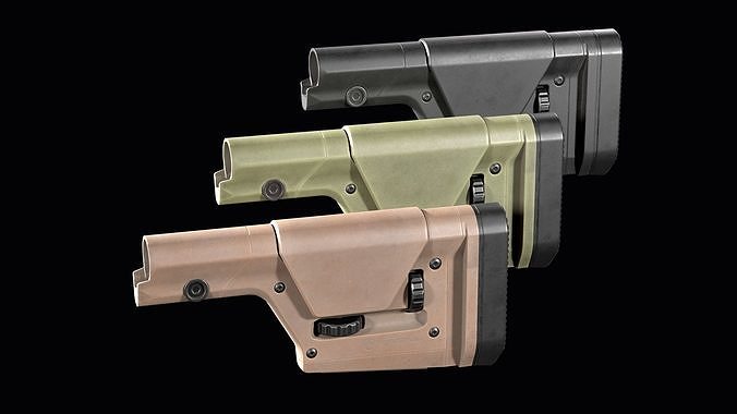 3D model AR 15 stock Magpul PRS GEN3 VR / AR / low-poly | CGTrader