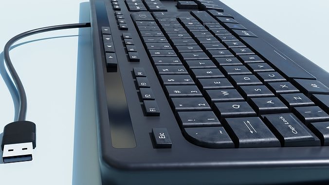 Keyboard Realistic 3D model 3D printable | CGTrader