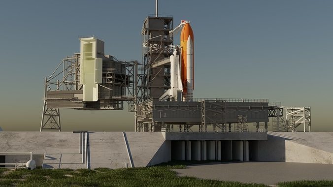 3D model Kennedy Space Center Launch Complex 39-A VR / AR / low-poly ...