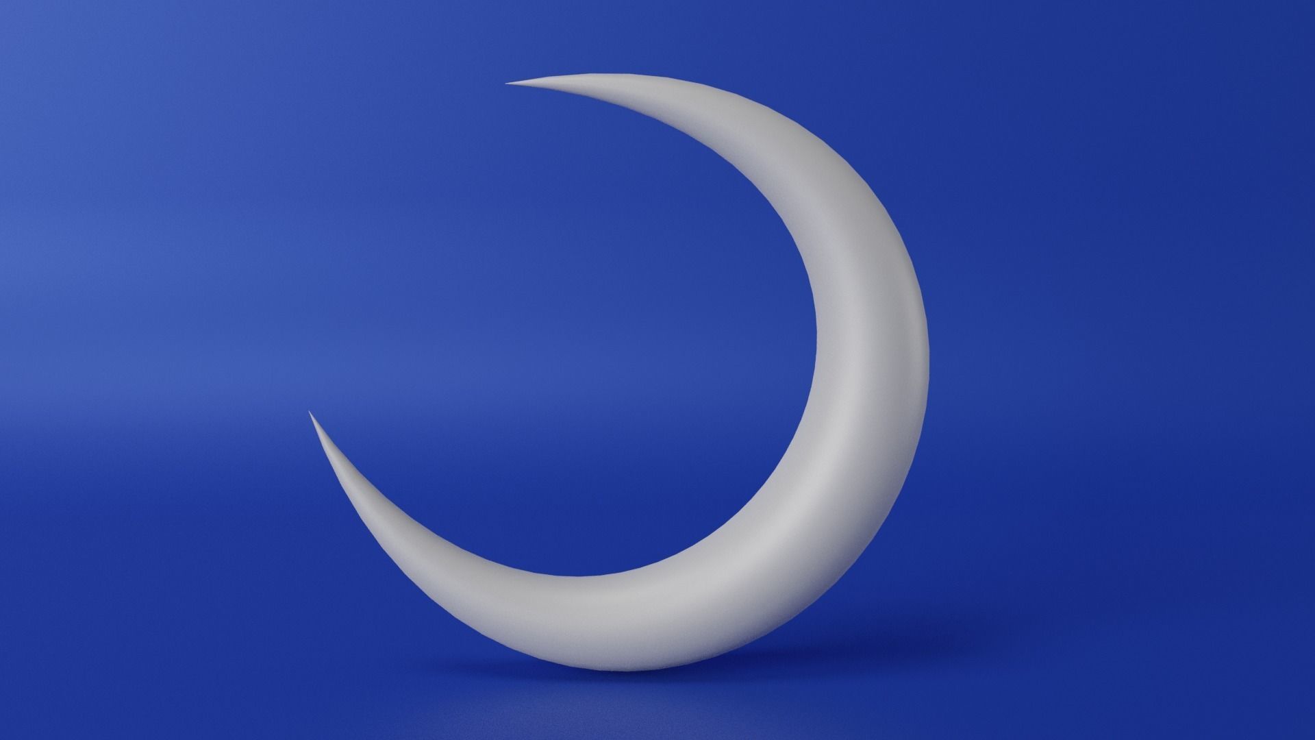 3D model Crescent Moon VR / AR / low-poly | CGTrader