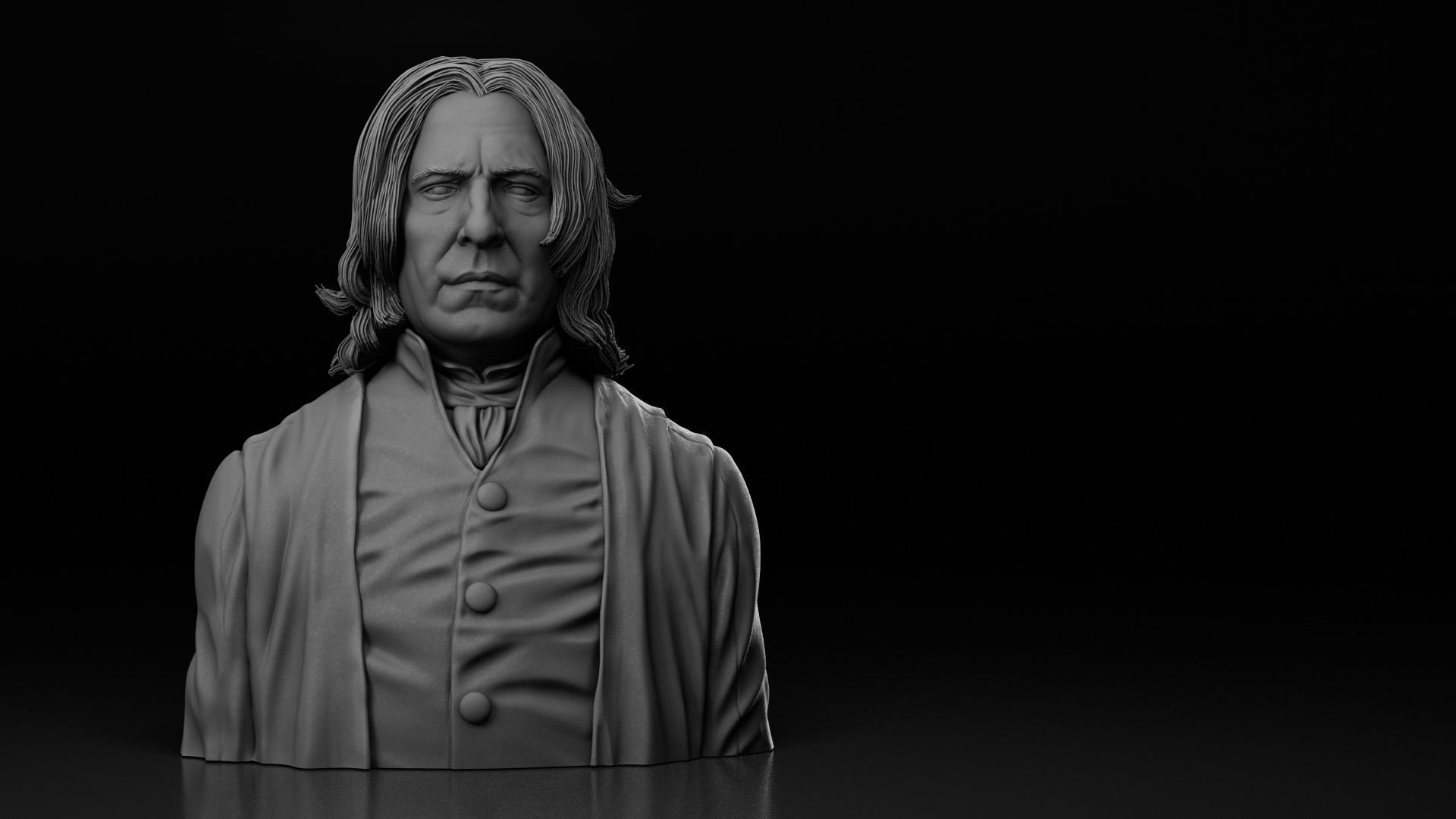 Alan Rickman - Severus Snape - Harry Potter 3D model 3D printable ...