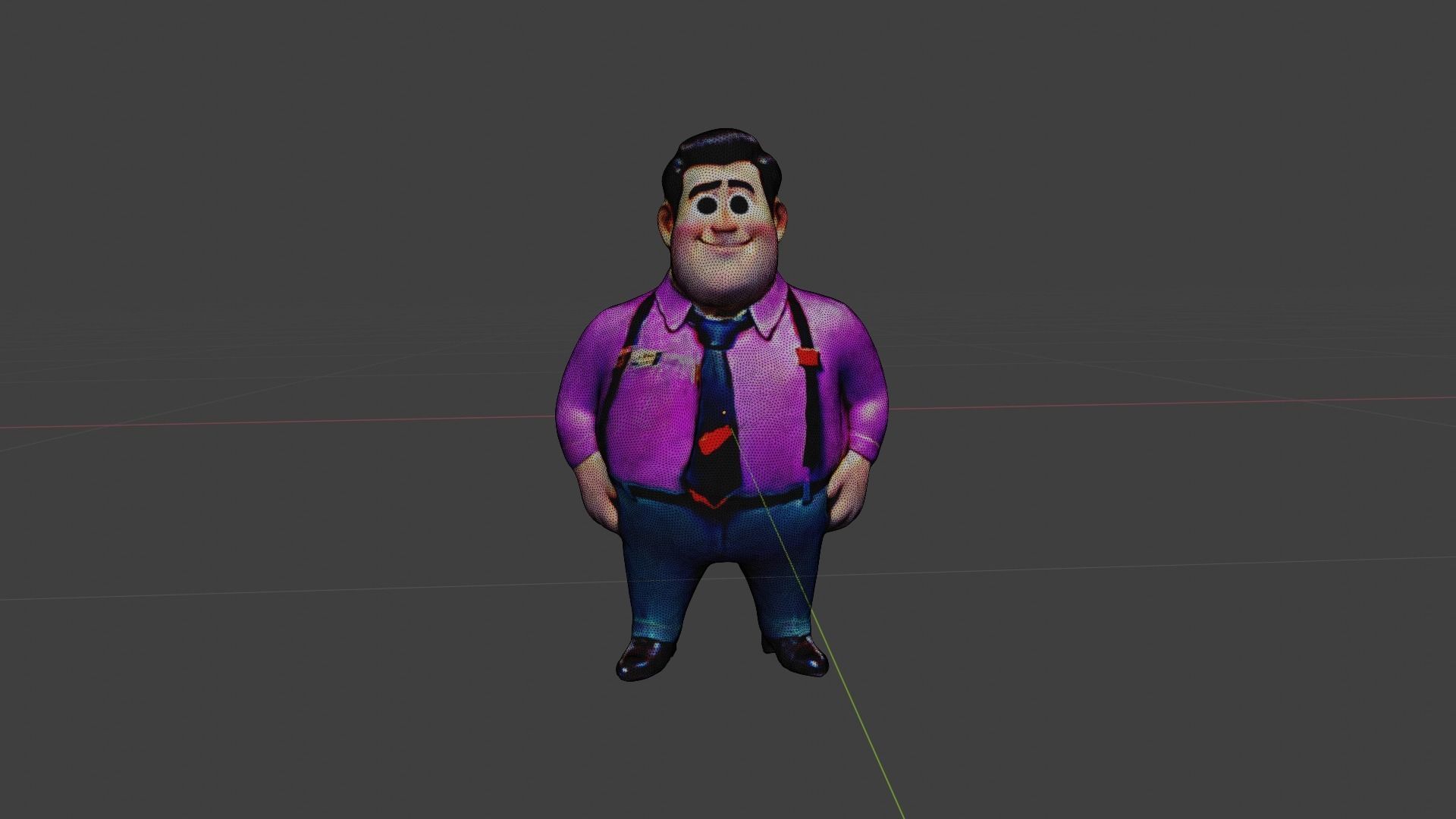 3D model Cartoon Character Fat Man VR / AR / low-poly | CGTrader