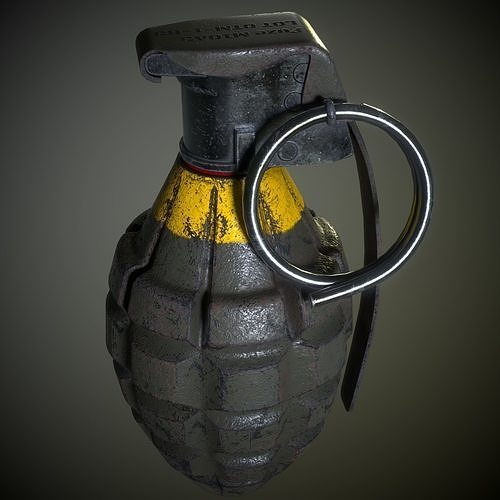 MK2 Hand Grenade free VR / AR / low-poly 3D model | CGTrader