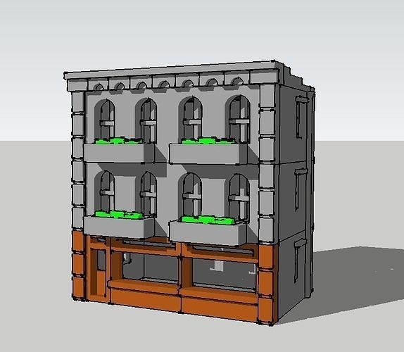 City Building Shop Restaurant by Outland Models 3D Printable 3D model ...