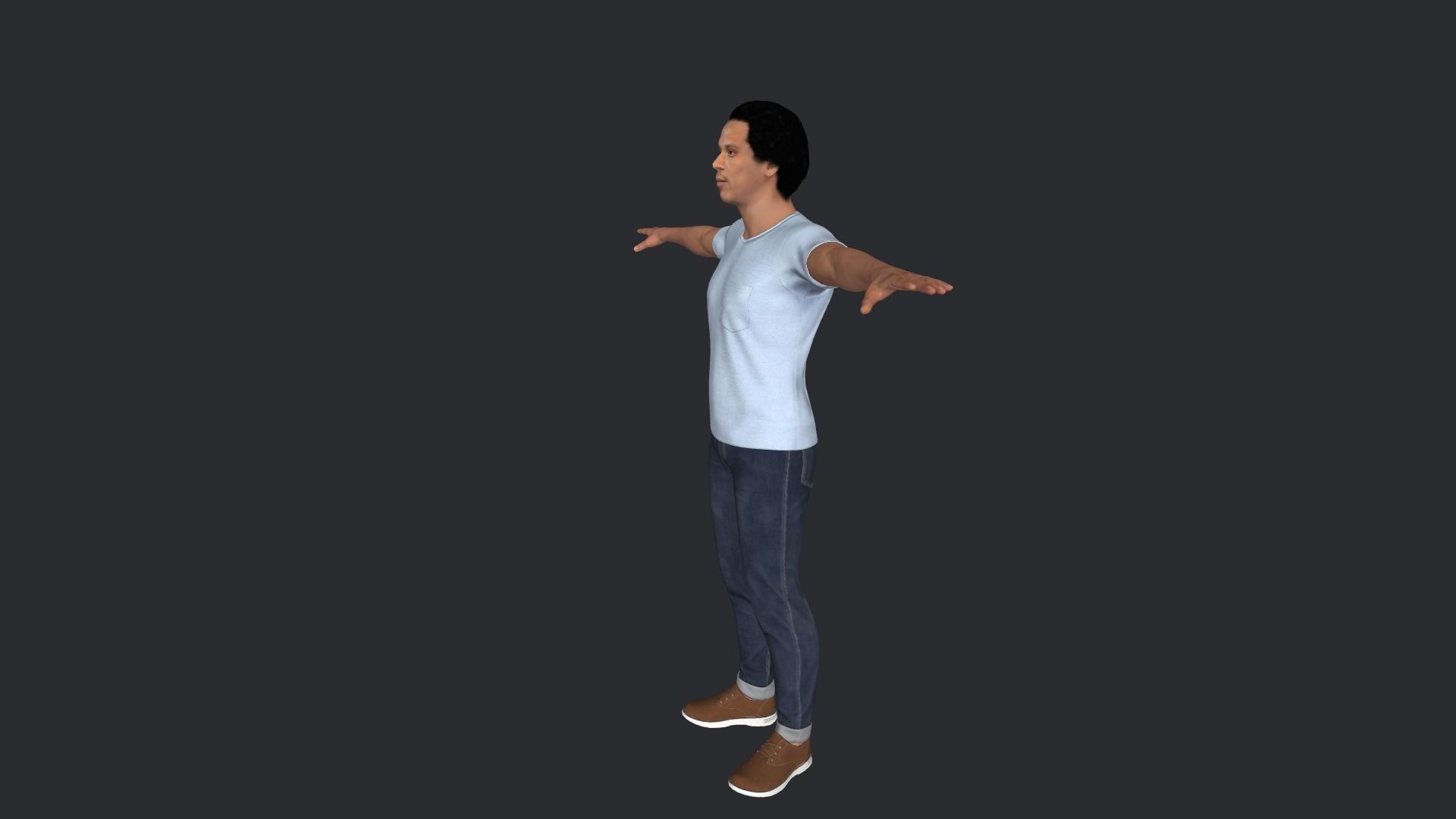 Jay Z Hyper Realistic Full Body Rigged Character 3D model animated ...