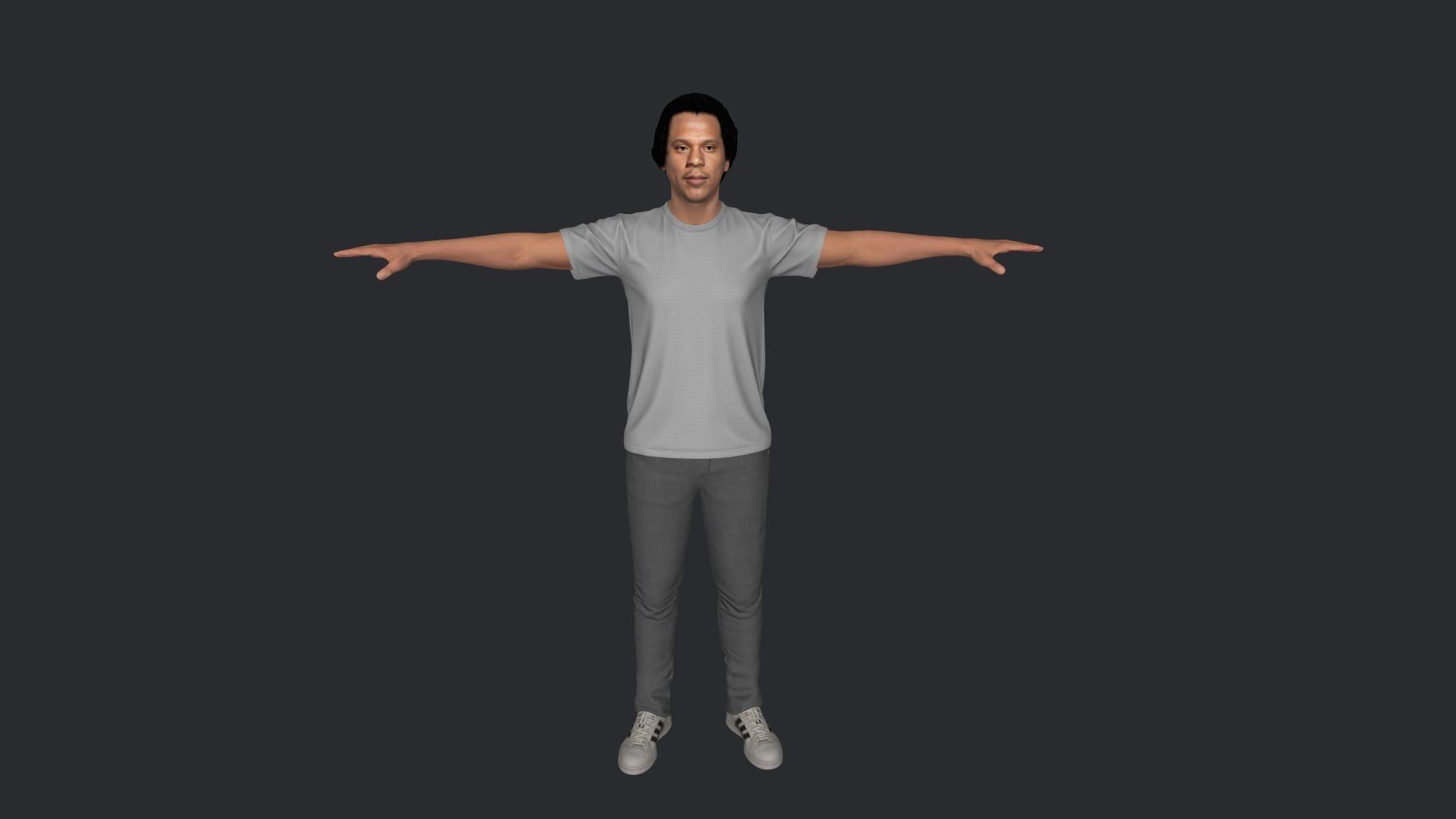 Jay Z Hyper Realistic Full Body Rigged Character 3D model animated rigged | CGTrader