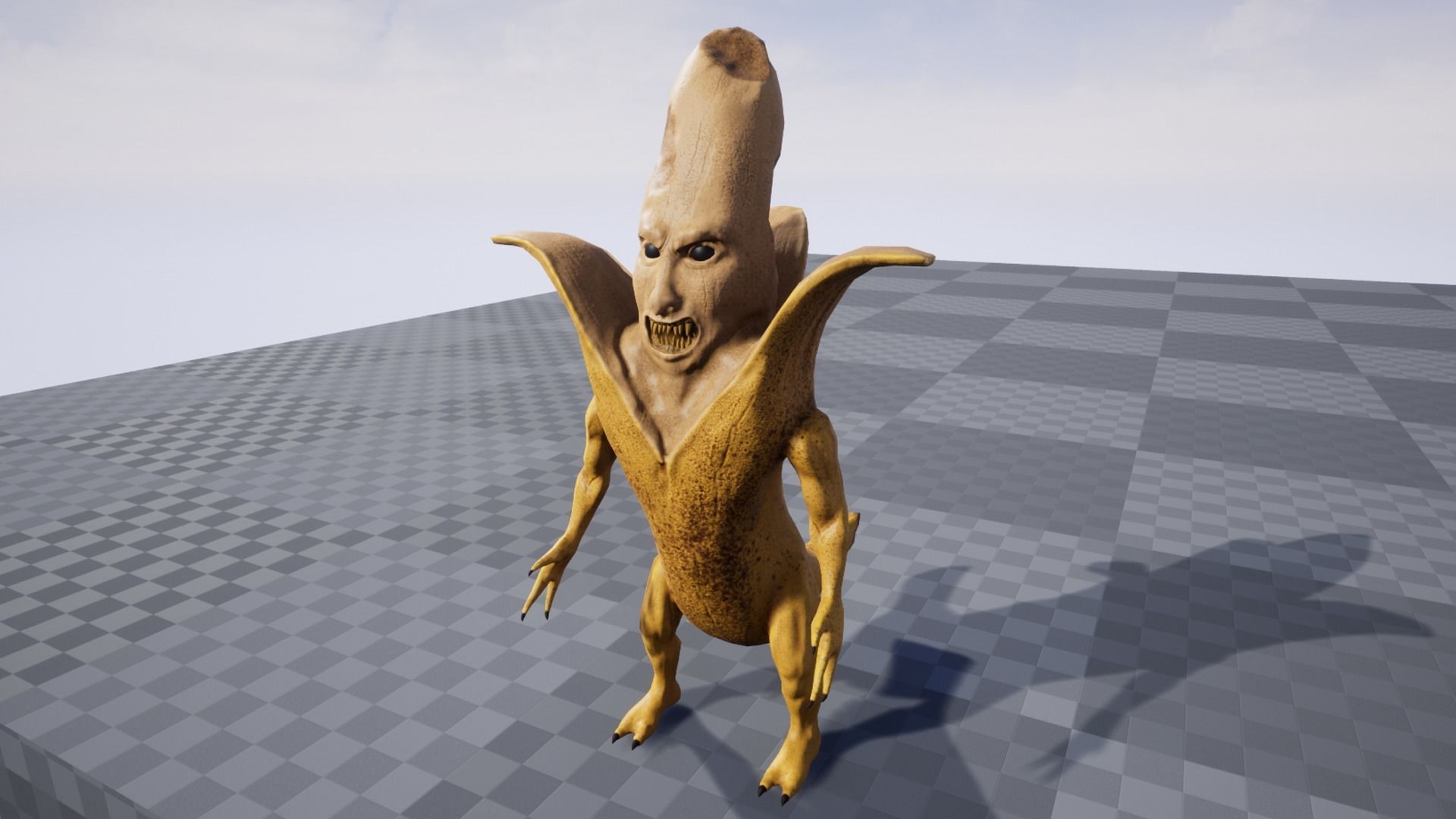 3D model Banana monster VR / AR / low-poly | CGTrader
