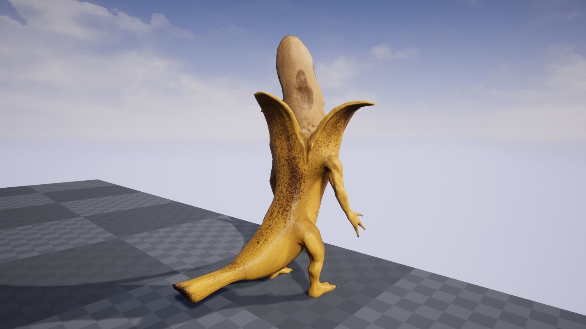 3D model Banana monster VR / AR / low-poly | CGTrader