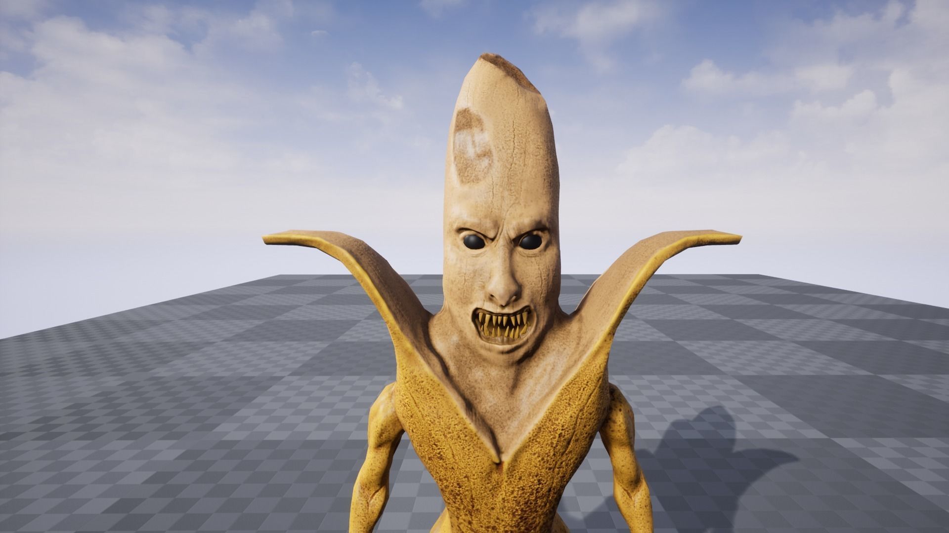 3D model Banana monster VR / AR / low-poly | CGTrader