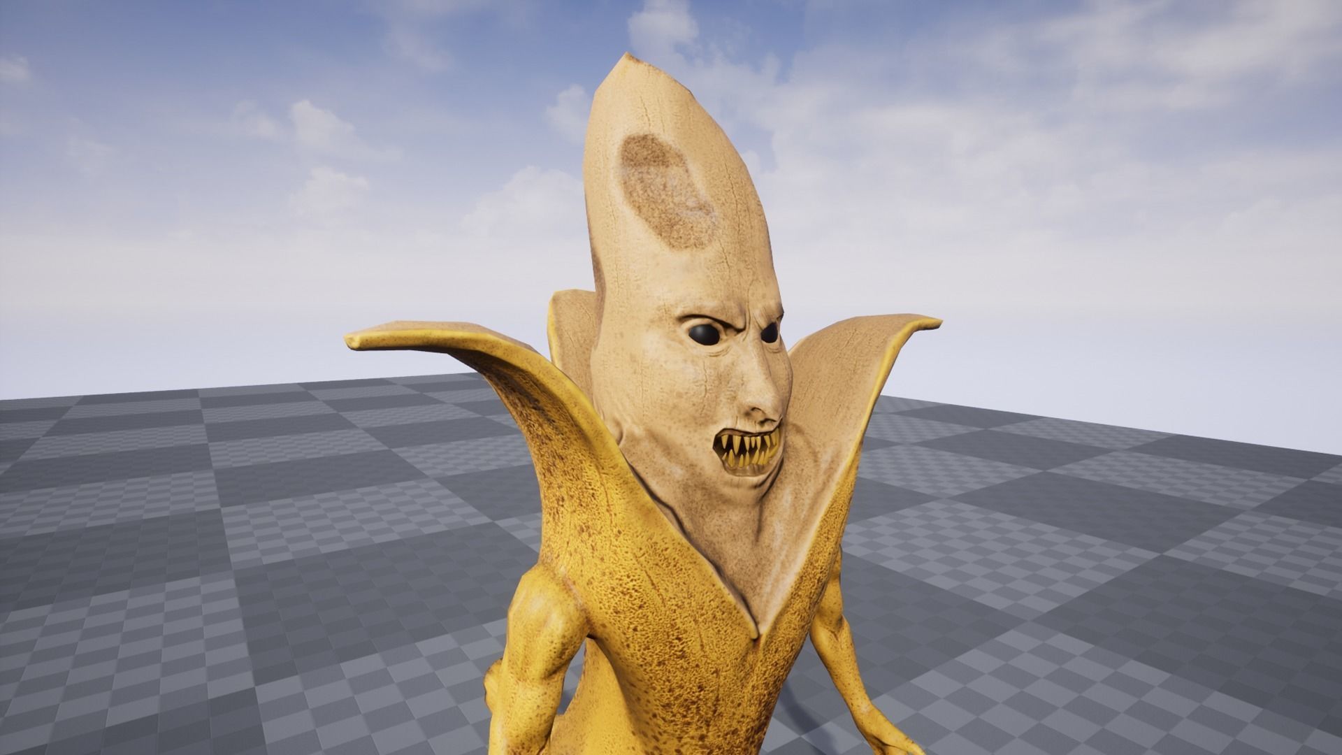 3D model Banana monster VR / AR / low-poly | CGTrader