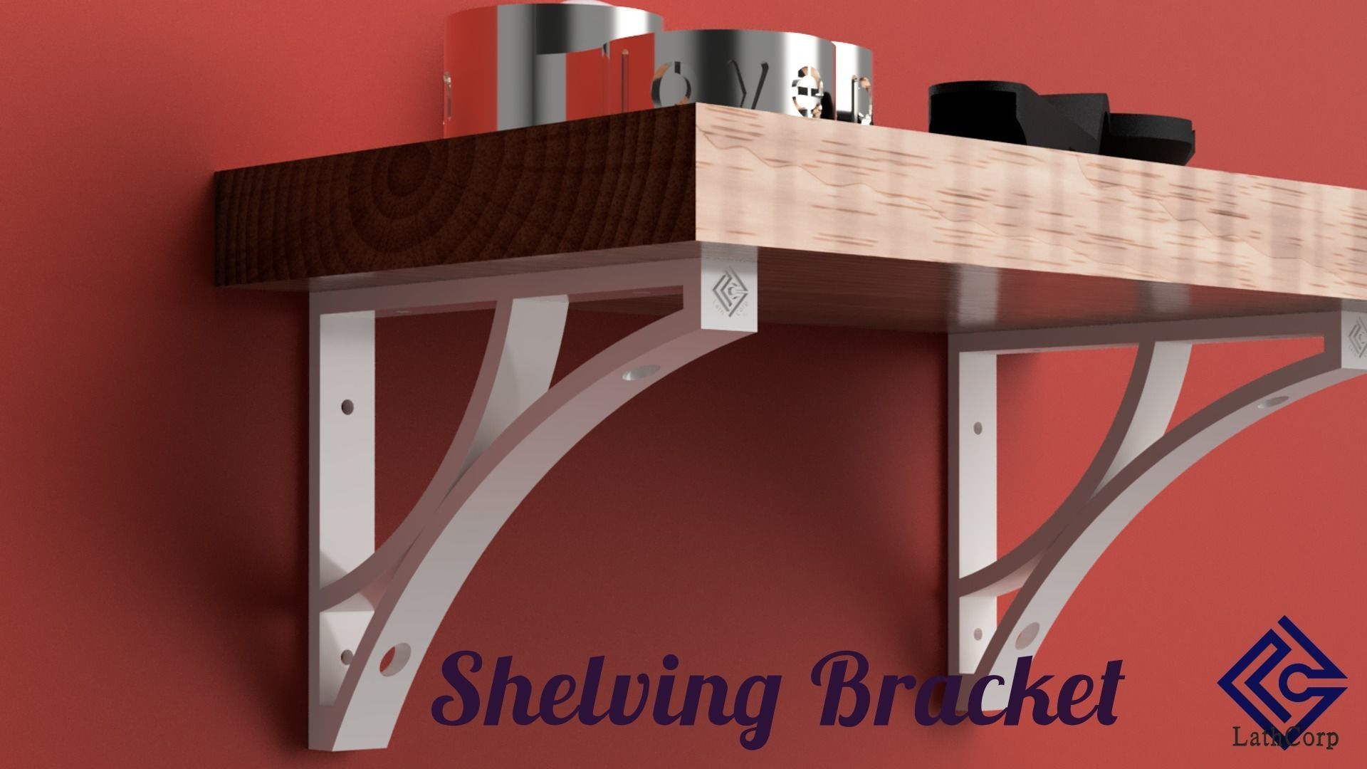 Shelving Bracket 3D model 3D printable | CGTrader
