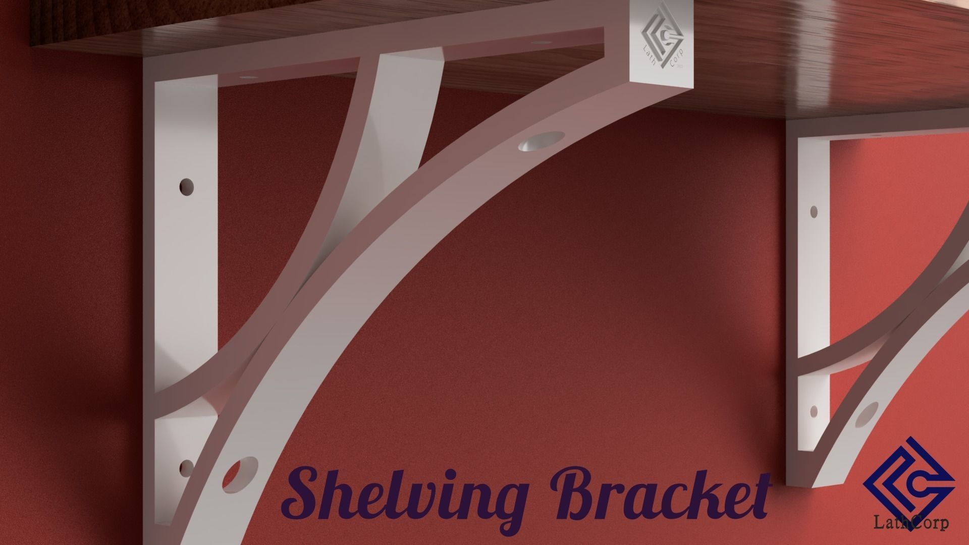 Shelving Bracket 3D model 3D printable | CGTrader