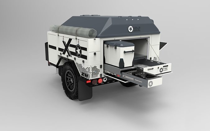 Off Road Trailer 3D model | CGTrader