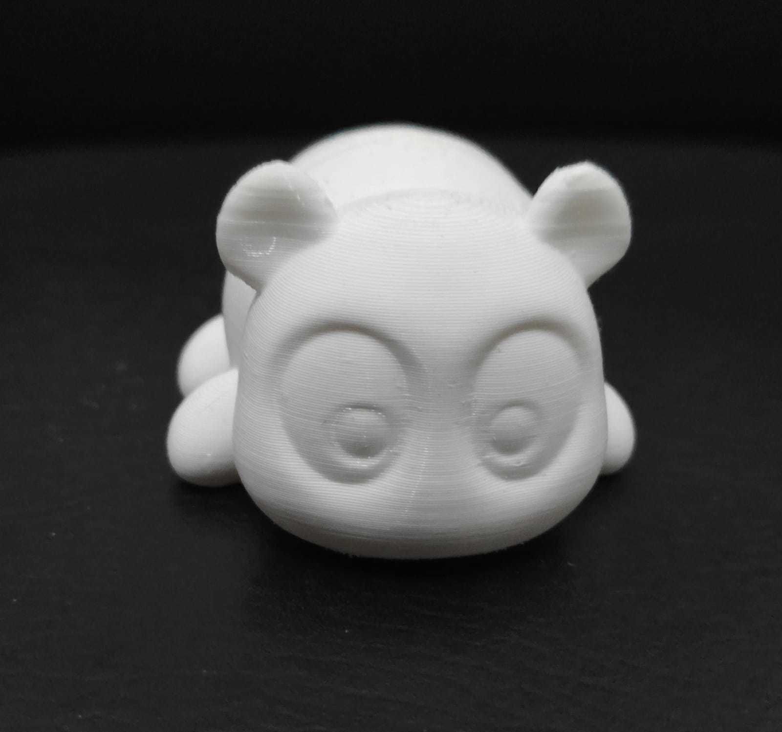 Lying Cute Panda 3D model 3D printable | CGTrader