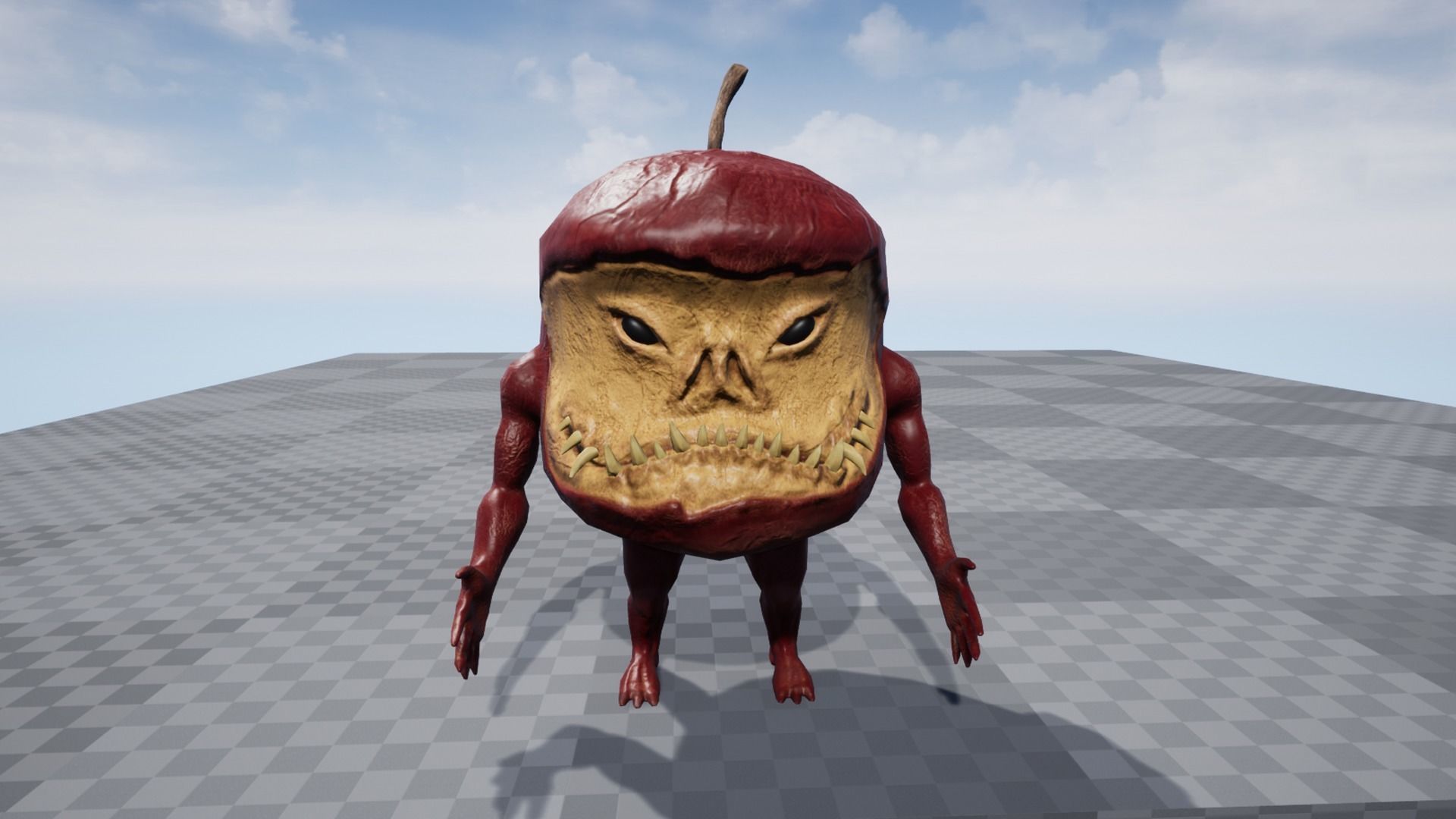 3D model Apple monster VR / AR / low-poly | CGTrader