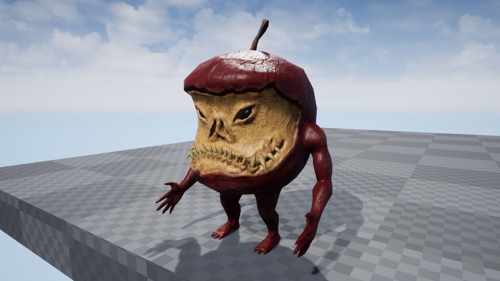 3D model Apple monster VR / AR / low-poly | CGTrader