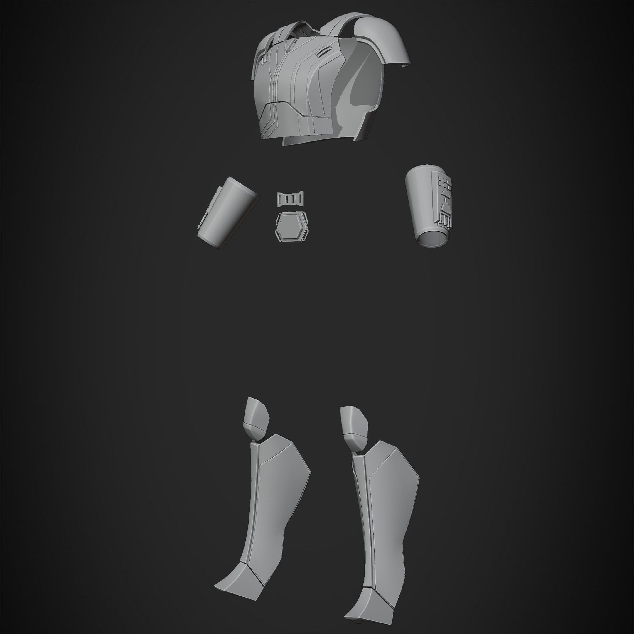 Sabine Wren Armor for Cosplay 3D model 3D printable | CGTrader