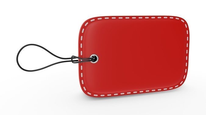 3D model Red Tag V2 VR / AR / low-poly | CGTrader