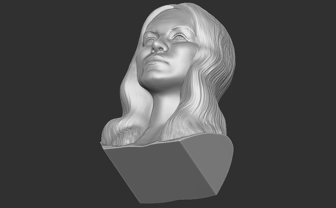 Pamela Anderson bust for 3D printing 3D model 3D printable | CGTrader