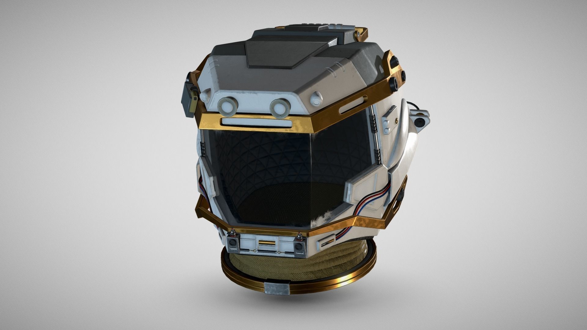 3D model STARFIELD EXPLORER SPACE HELMET VR / AR / low-poly | CGTrader