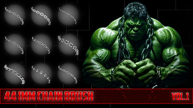 3D model 44 iMM Chain VOL 1 VR / AR / low-poly | CGTrader