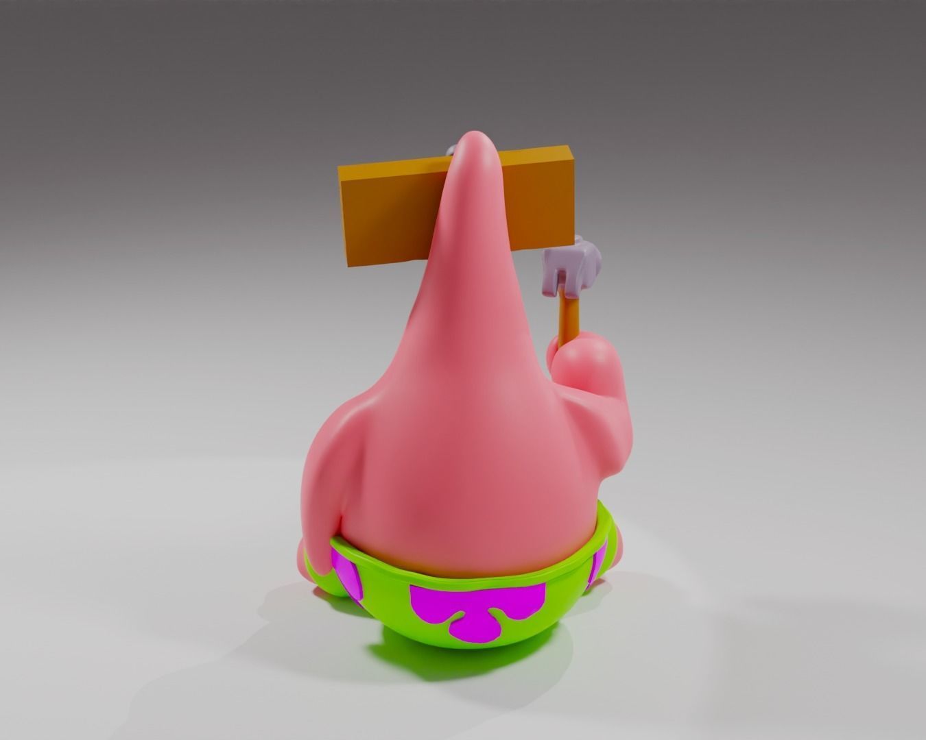 Patrick Star from Spongebob 3D model 3D printable | CGTrader