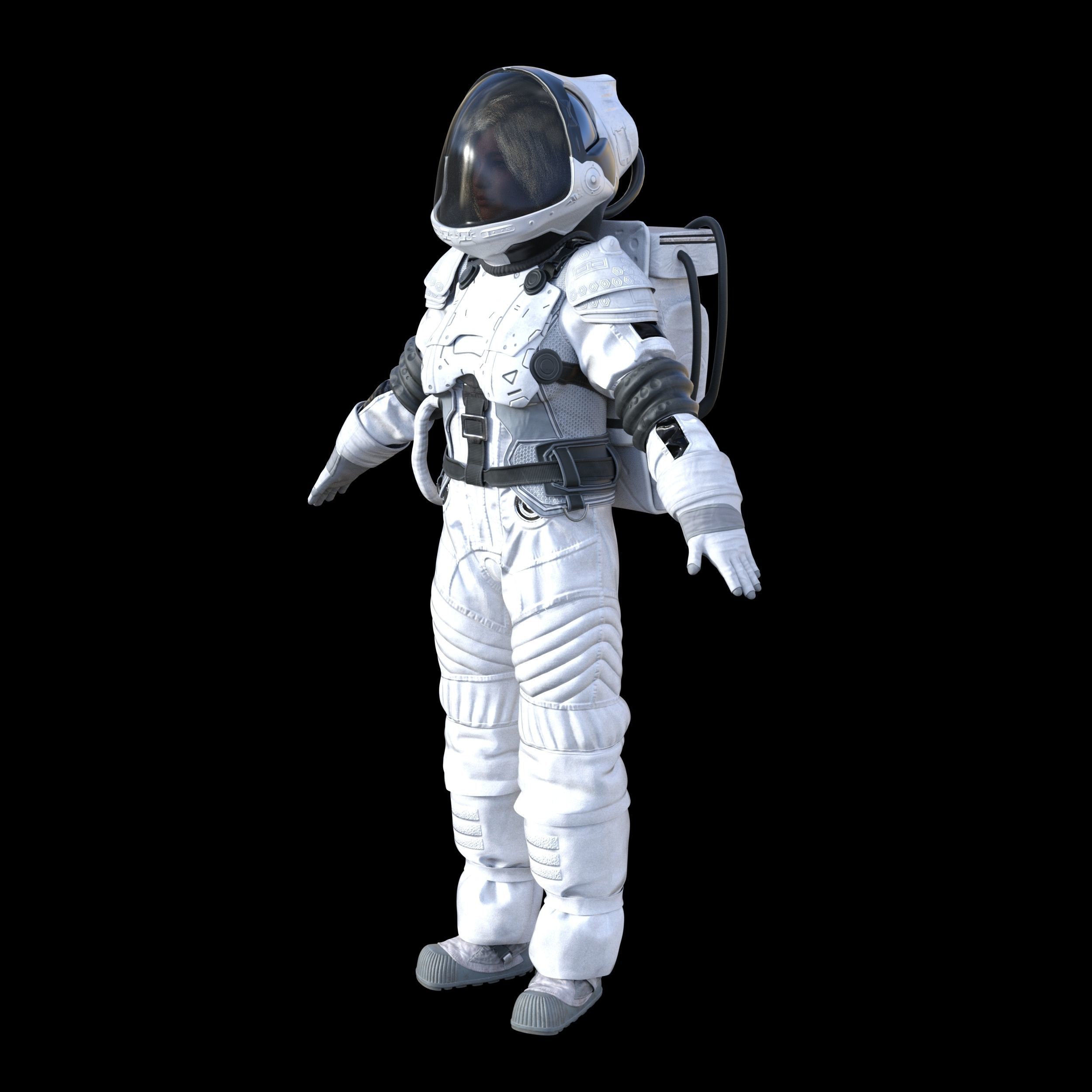 Starfield Stellar Nebula 3D model rigged | CGTrader