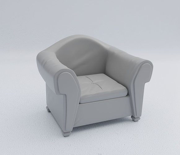 SMALL SOFA 3D model 3D printable | CGTrader