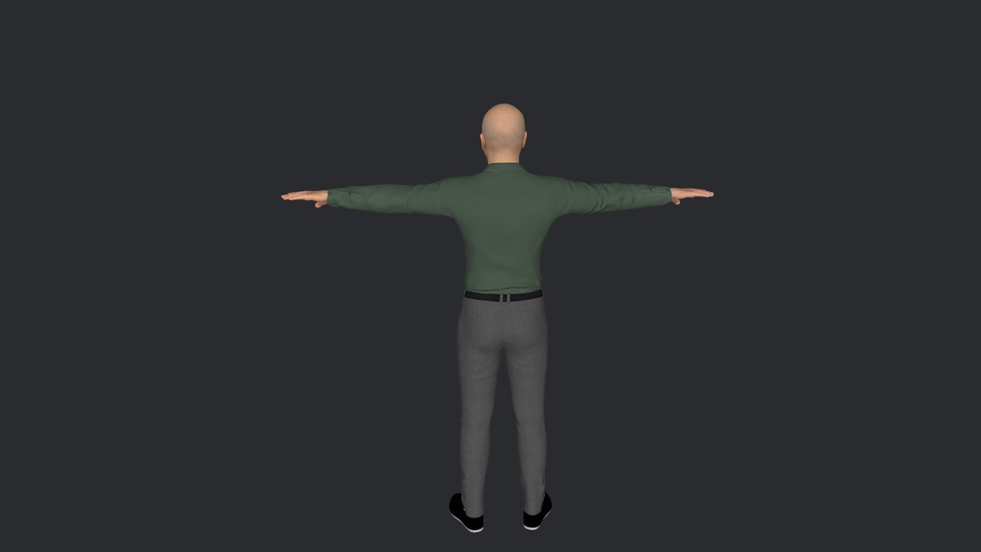 John Locke from Lost Hyper Realistic Full Body Rigged Character 3D ...
