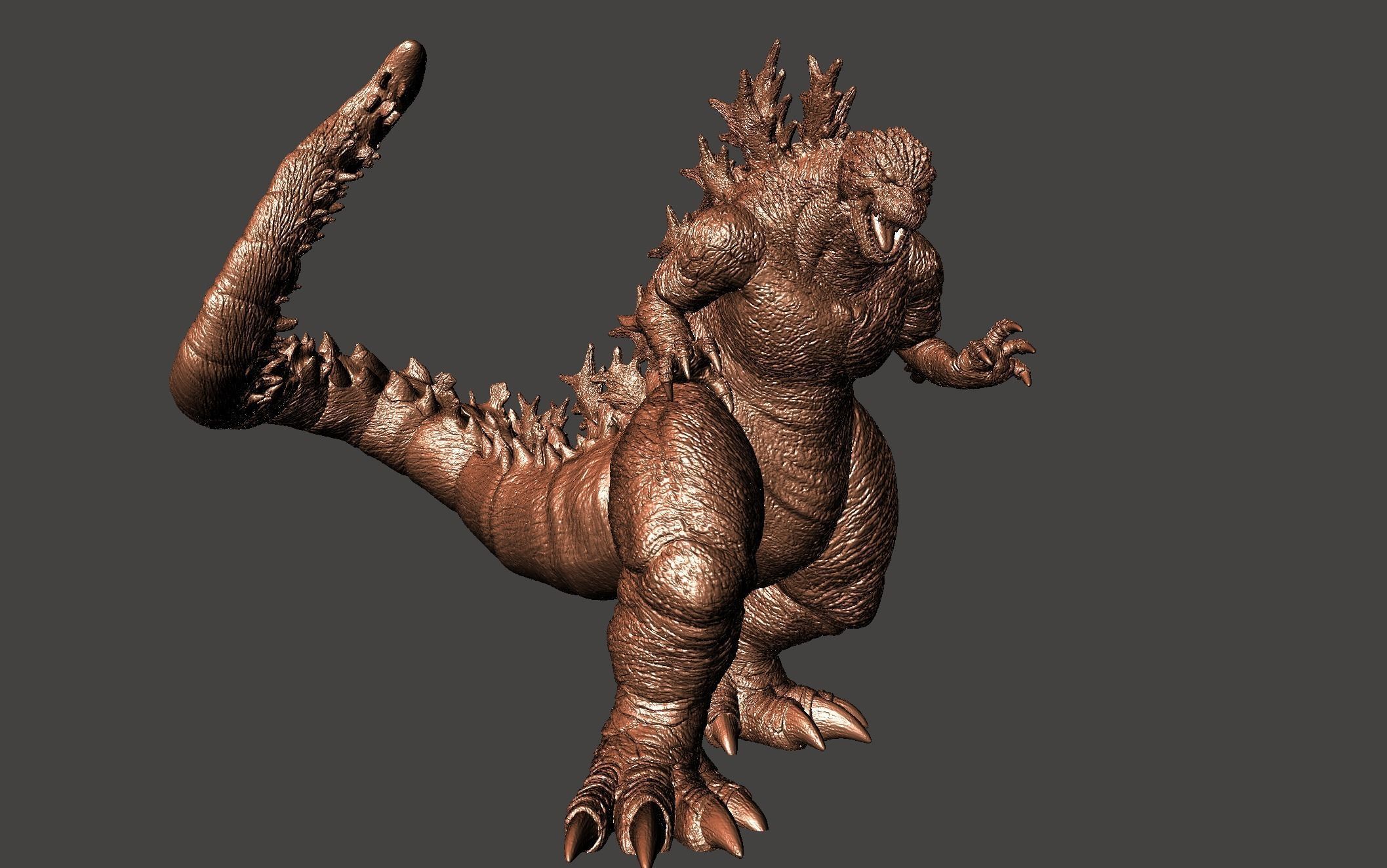 GODZILLA MINUS ONE - ULTRA DETAILED STL MESH for 3D printing 3D model 3D printable | CGTrader