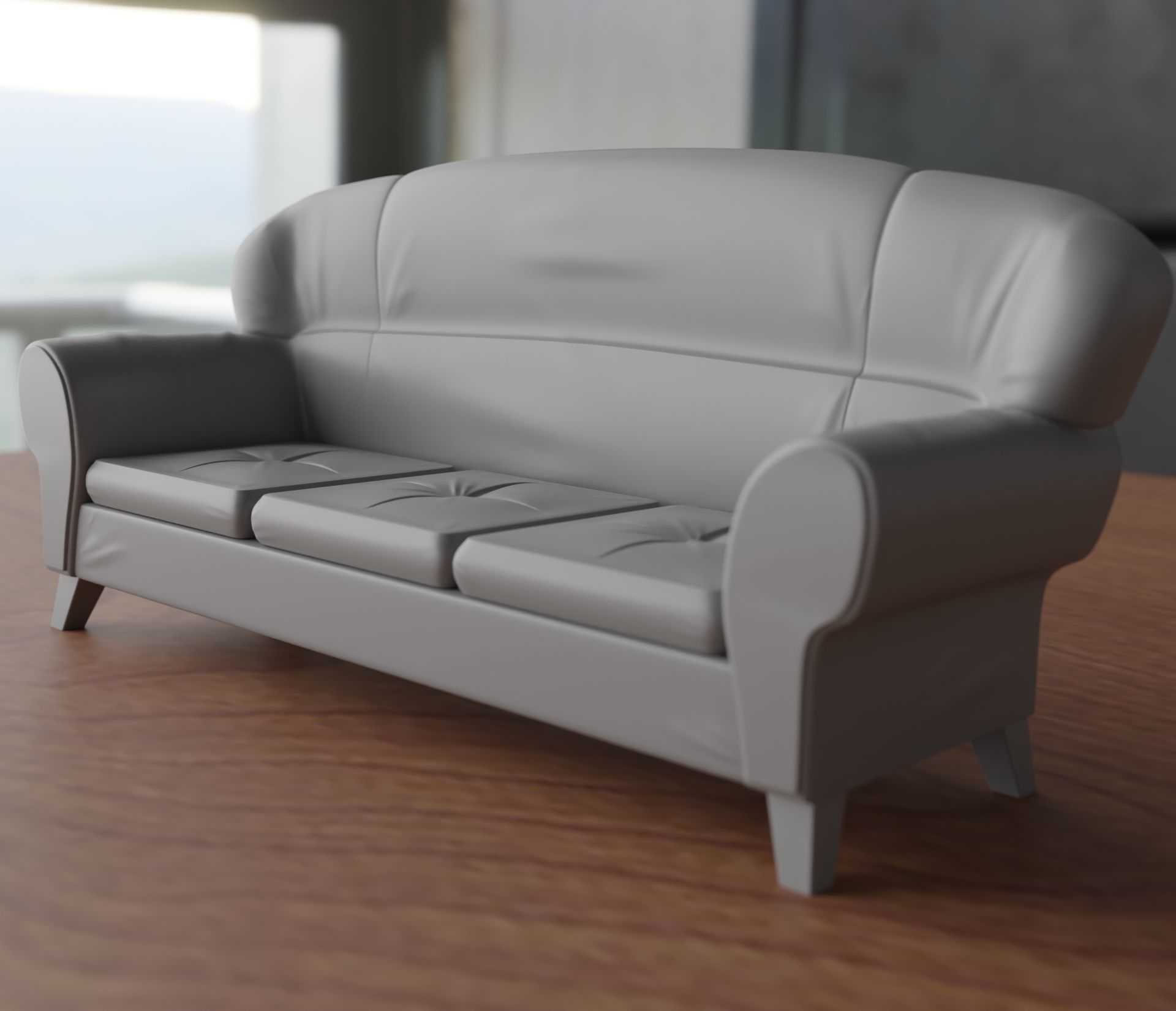 Stylized sofa 3D model 3D printable | CGTrader