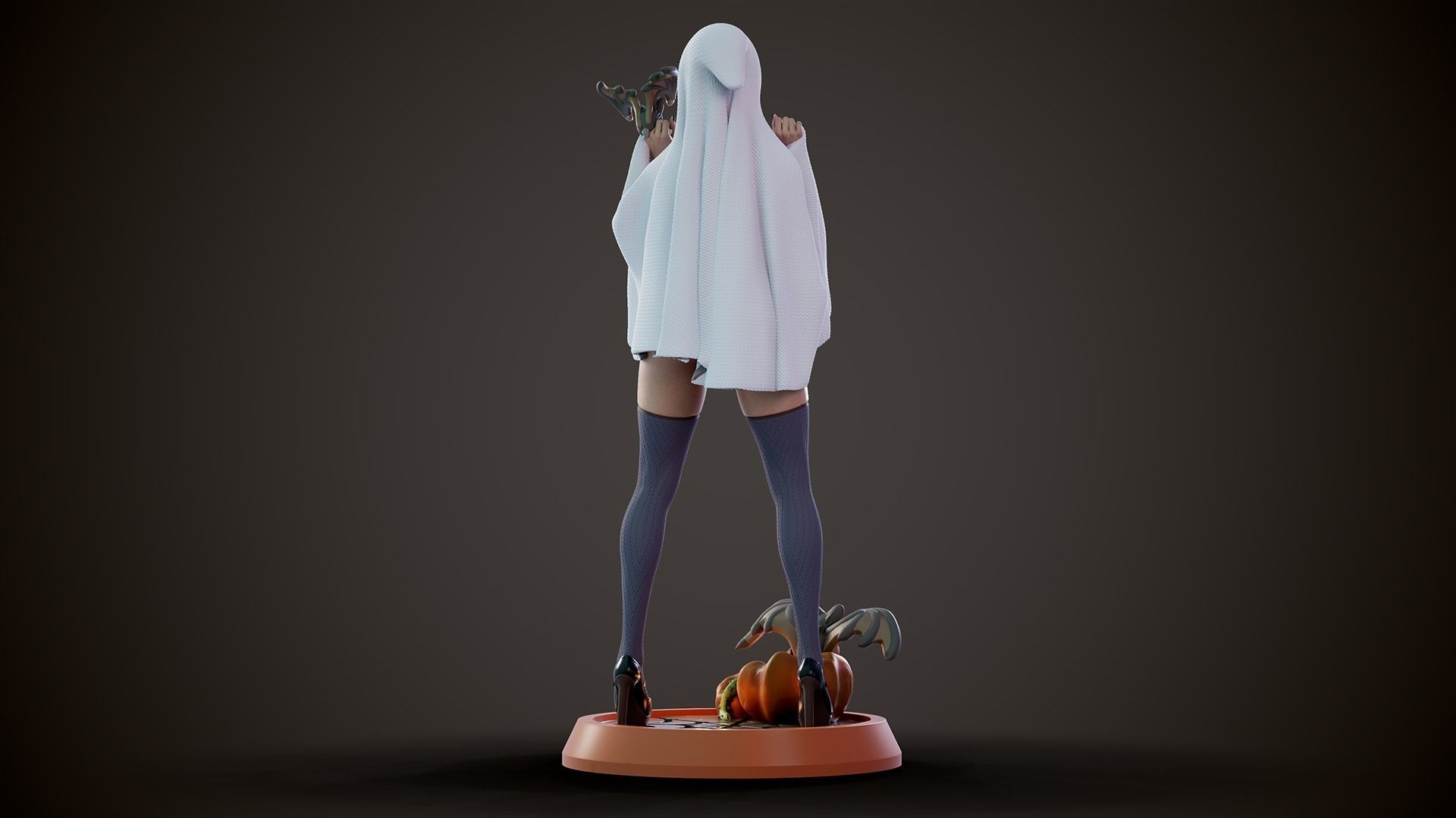 3D Print model - Cute ghost - c 3D model 3D printable | CGTrader