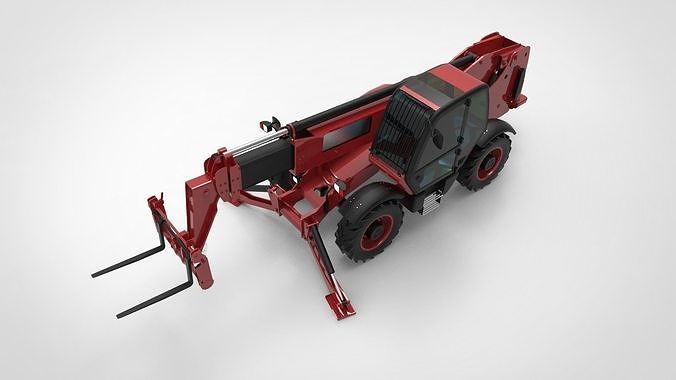 Telehandler forklift 3D model | CGTrader