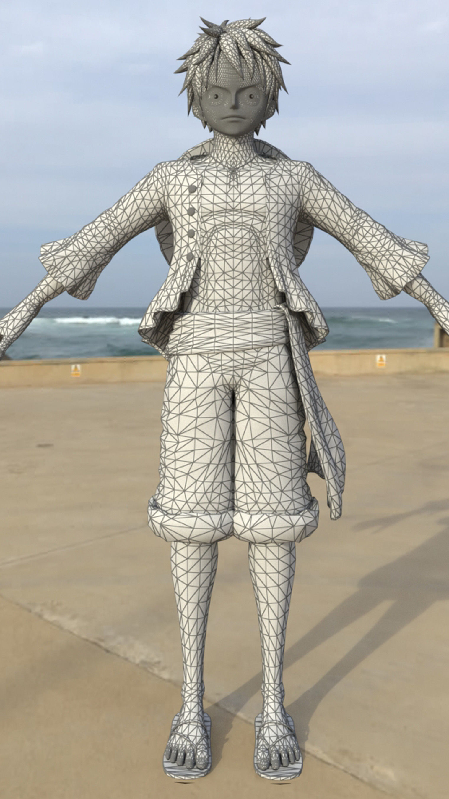 3D model LUFFY - ONE PIECE - CHARACTER VR / AR / low-poly | CGTrader