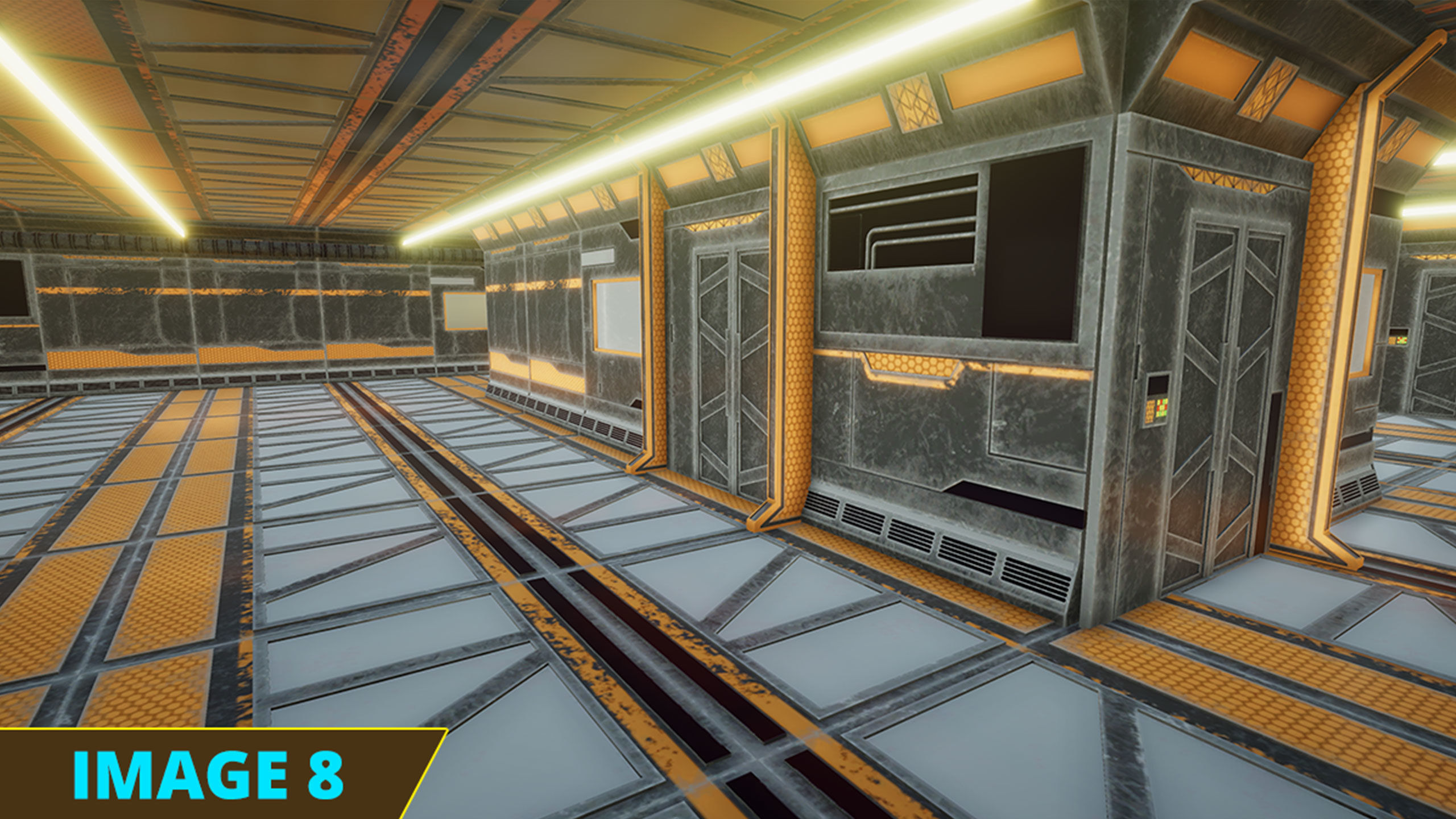 Sci-fi Underground Environment 3D model | CGTrader